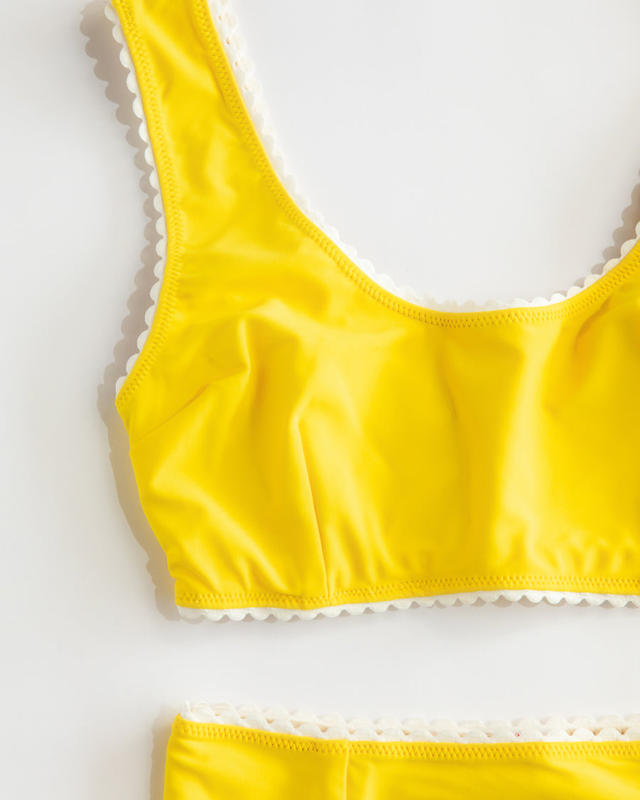 Bright Yellow Bikini with Retro Style | Hammies