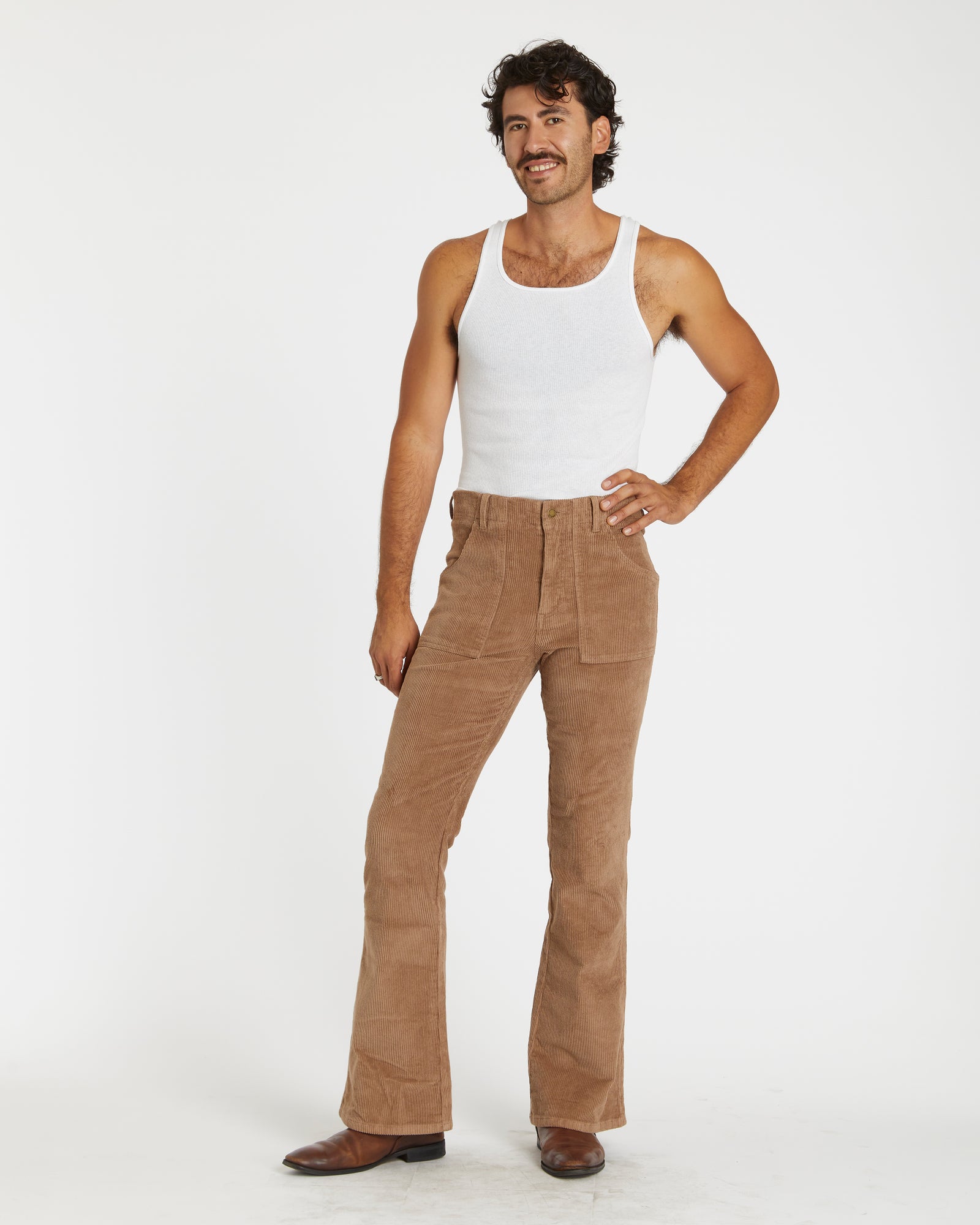 Hammies Men's Bell Bottom (Brown)