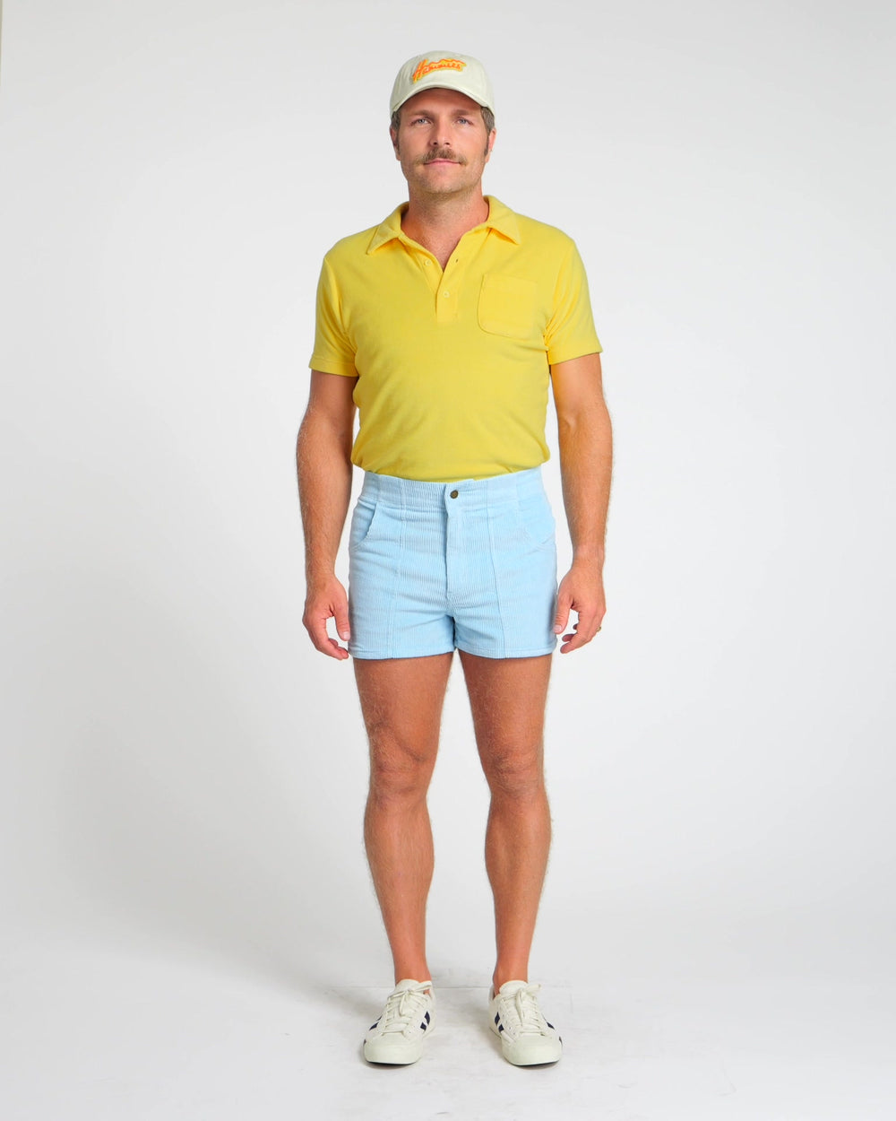 Hammies Men's Retro Corduroy Shorts (Powder Blue)